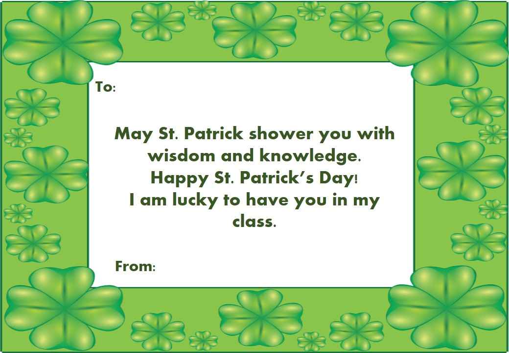 St. Patrick's Day Cards | Made By Teachers