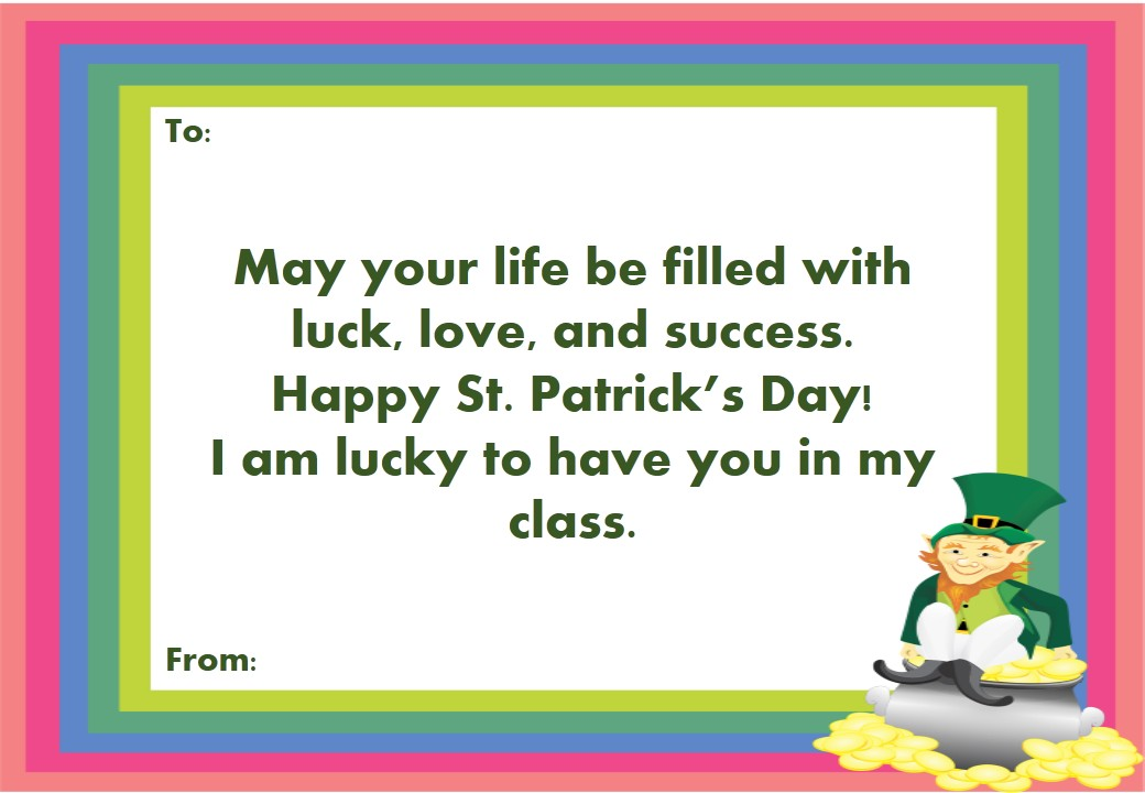 St. Patrick's Day Cards | Made By Teachers