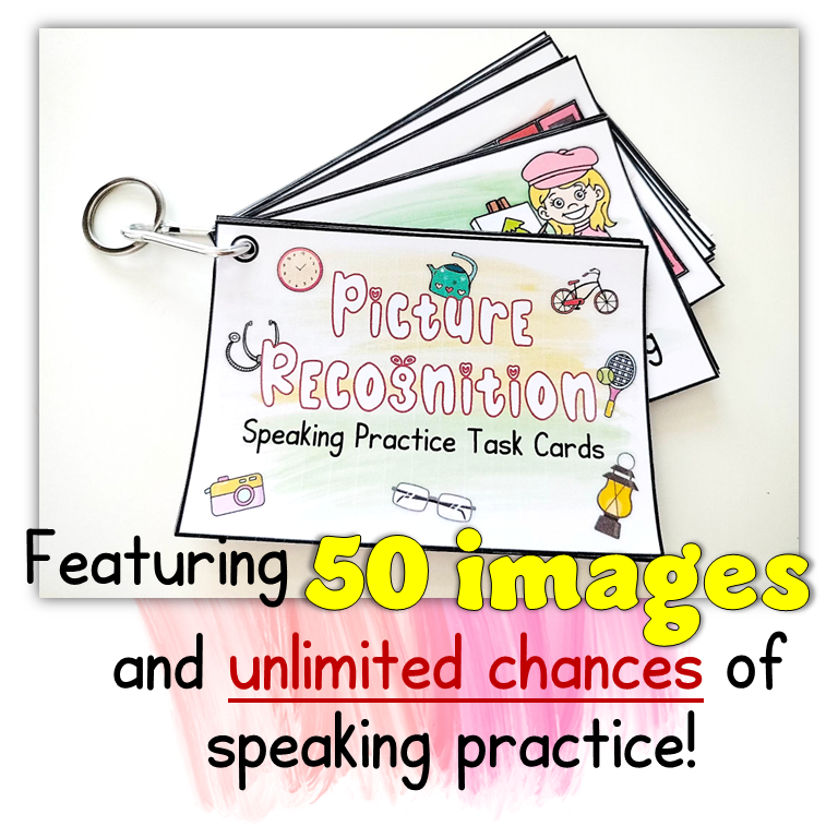 Picture Description and Recognition Speaking Task Card | Made By Teachers