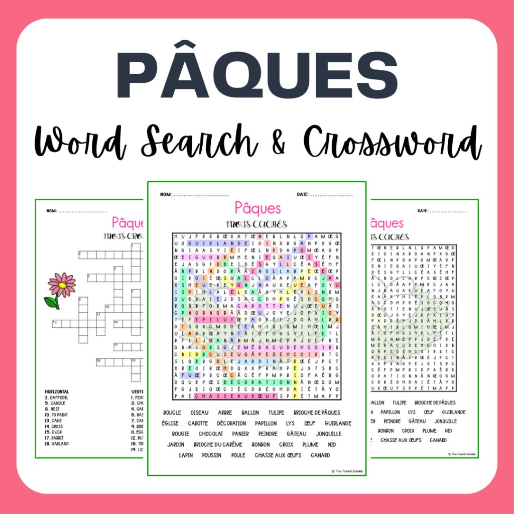 FRENCH Easter / Pâques Activities BUNDLE | Made By Teachers
