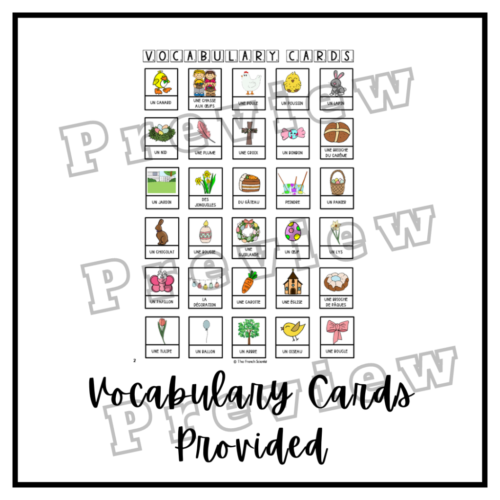 FRENCH Easter / Pâques Jeu de BINGO [With 32 different cards & Calling ...