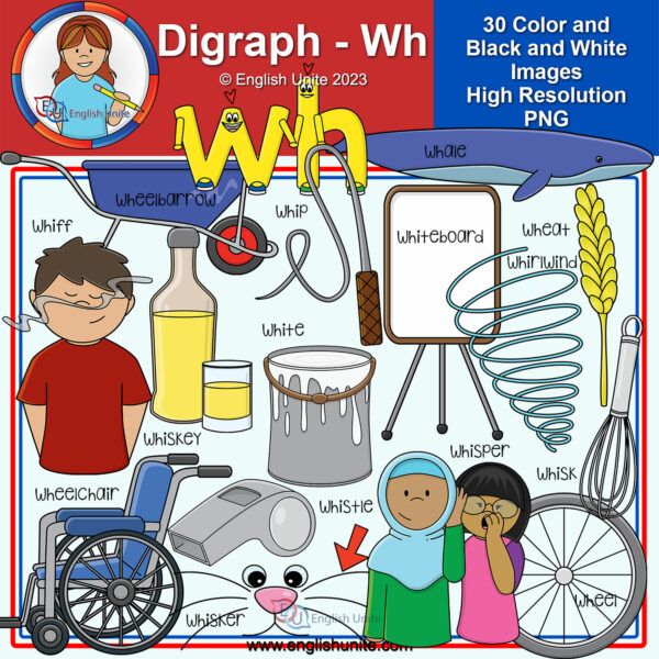 Clip Art - Digraph Wh | Made By Teachers