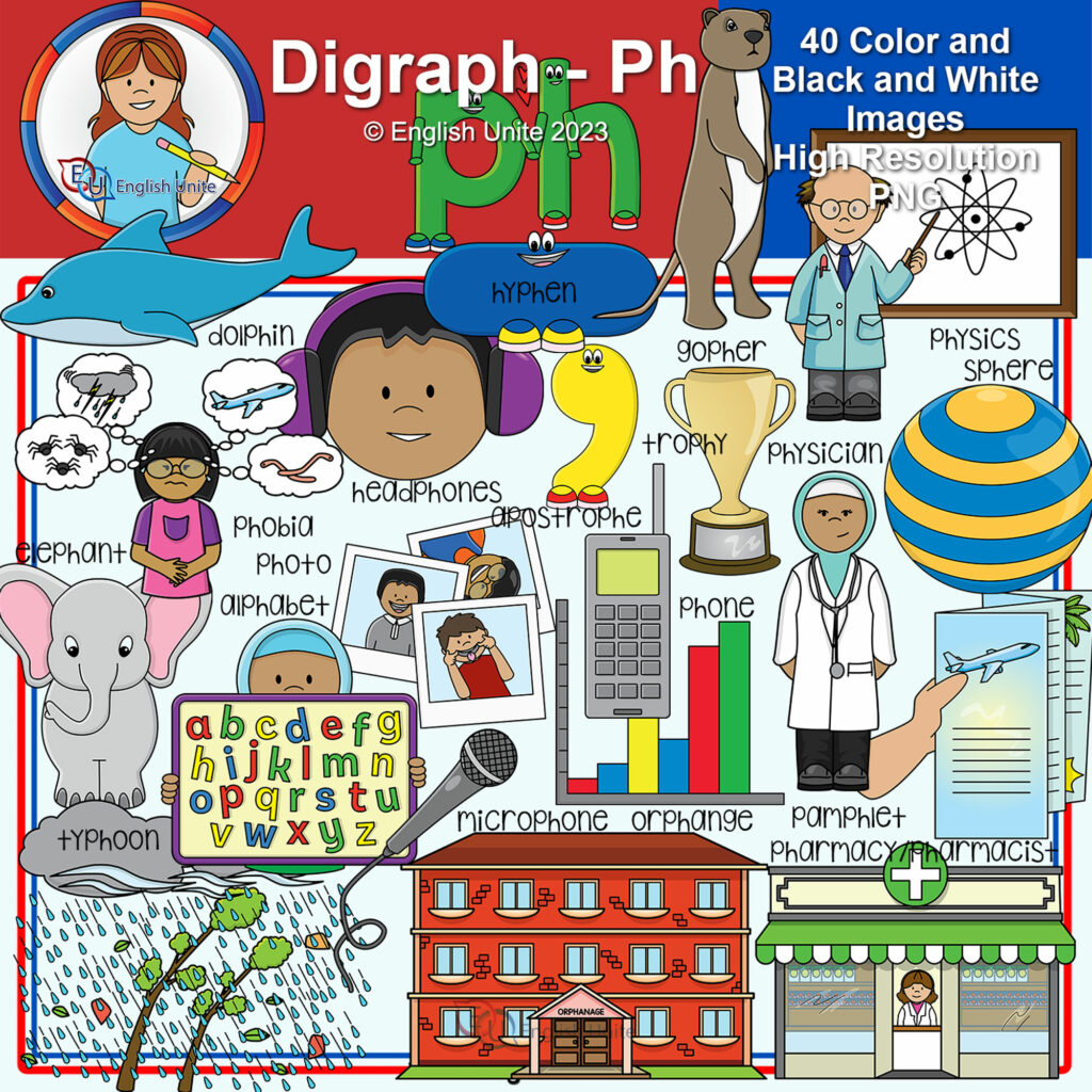 Clip Art - Digraph Ph | Made By Teachers