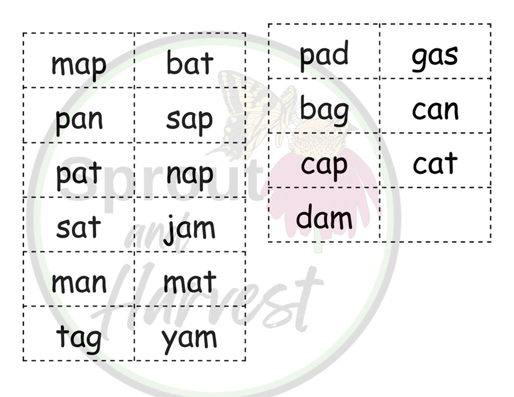 PHONICS CVC BINGO GAME - Short 'a' CVC Words | Made By Teachers