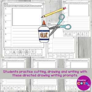 Winter Directed Drawing Writing Prompts | Made By Teachers
