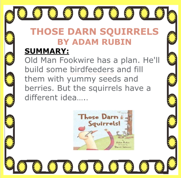 THOSE DARN SQUIRRELS BY ADAM RUBIN READING LESSONS WITH SCIENCE ...