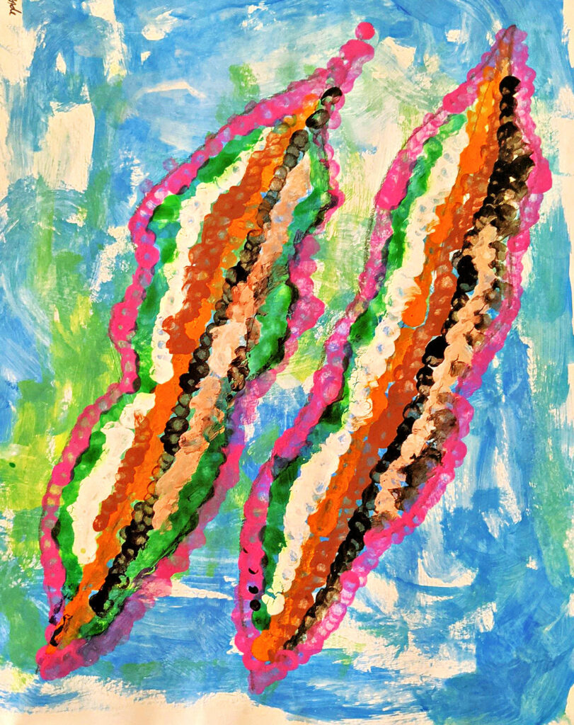 Georges Seurat Feathers Art lesson K 6th Grade Line Drawing Painting ...