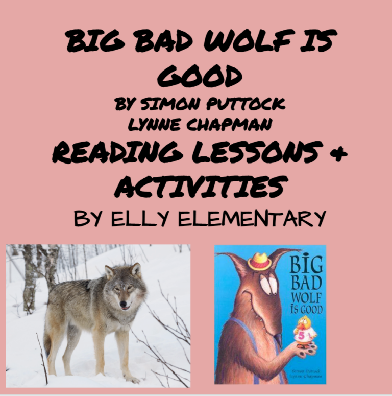BIG BAD WOLF IS GOOD: READING LESSONS WITH EXTENSION ACTIVITIES | Made ...