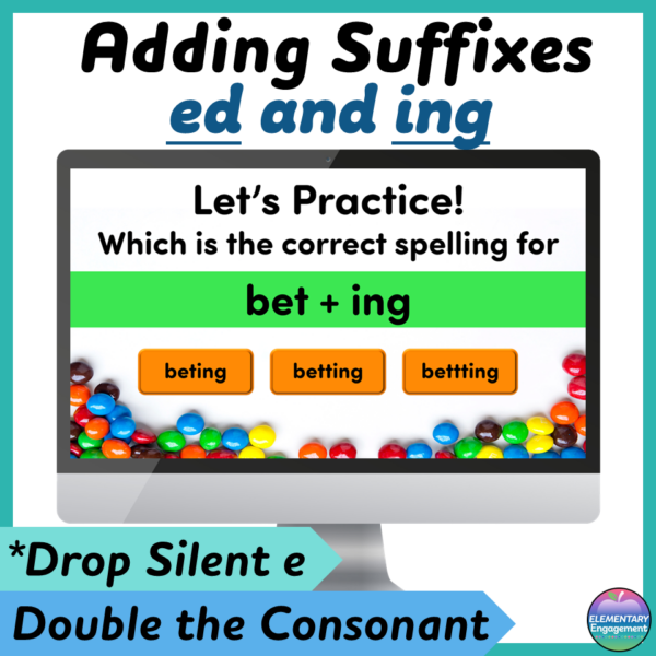 Double Consonants and Drop Silent e - Suffix Rules - Google Slides ...