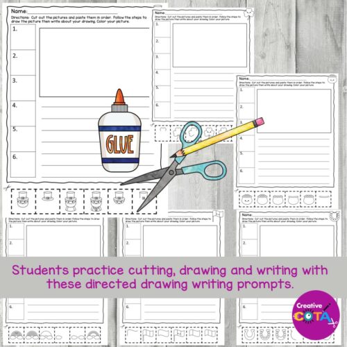 St. Patrick's Day Directed Drawing Writing Prompts | Made By Teachers