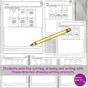 St. Patrick's Day Directed Drawing Writing Prompts | Made By Teachers