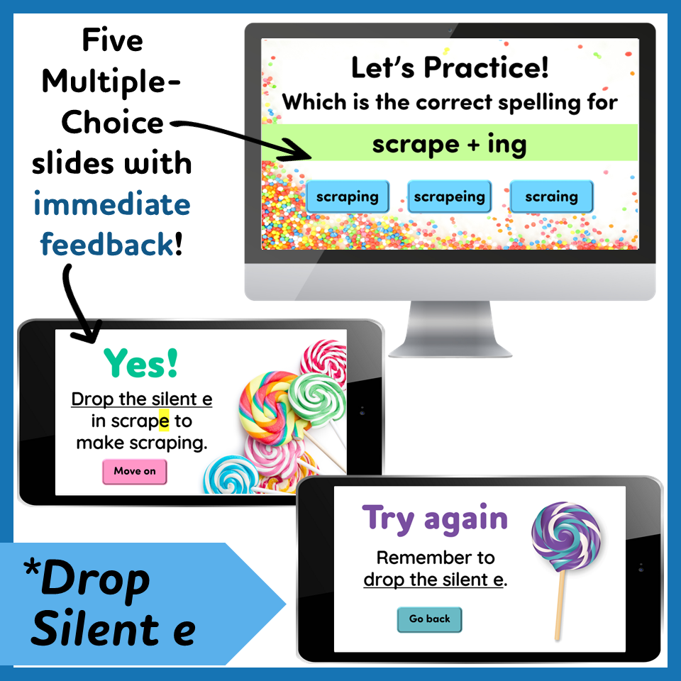 Double Consonants and Drop Silent e - Suffix Rules - Google Slides ...