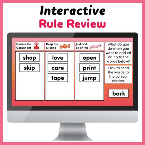 Double Consonants and Drop Silent e - Suffix Rules - Google Slides ...
