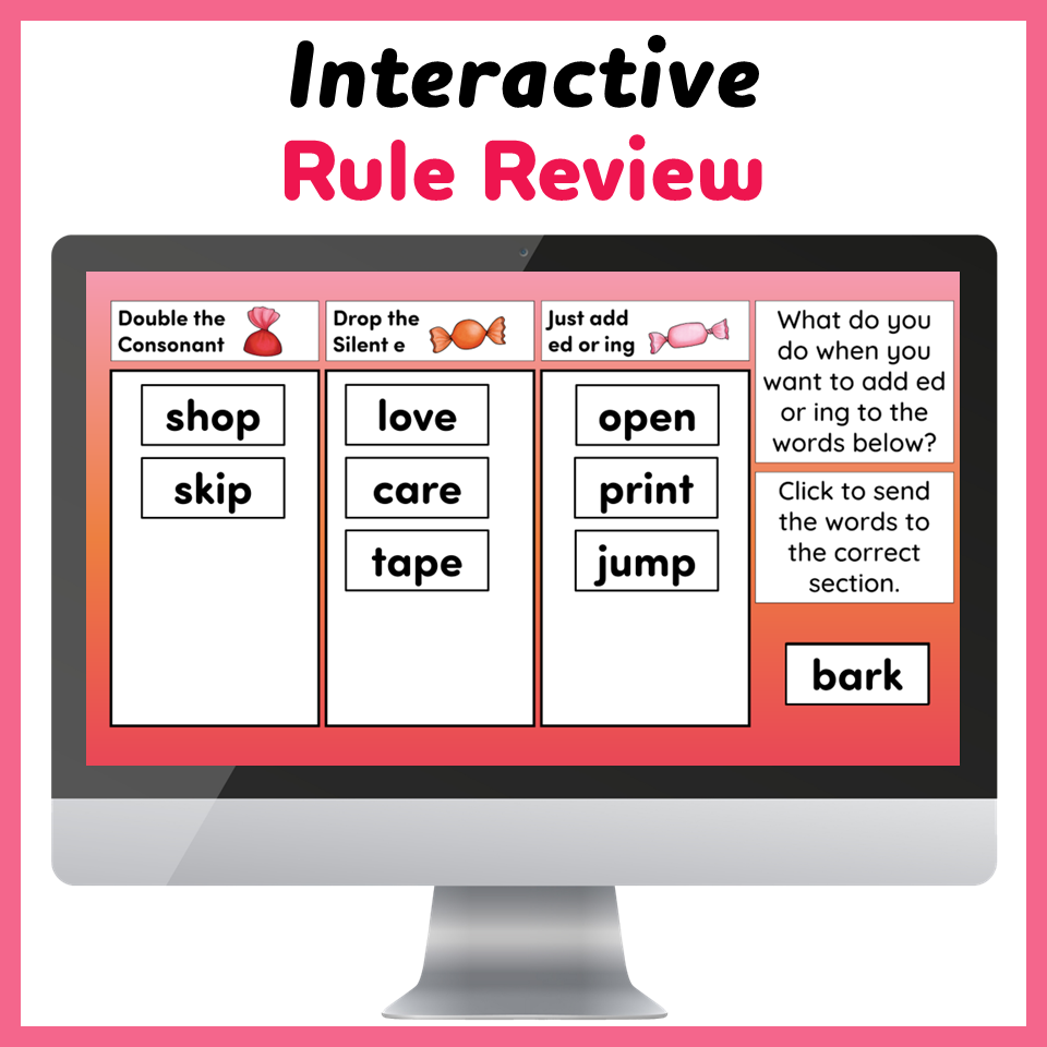 Double Consonants and Drop Silent e - Suffix Rules - Google Slides ...