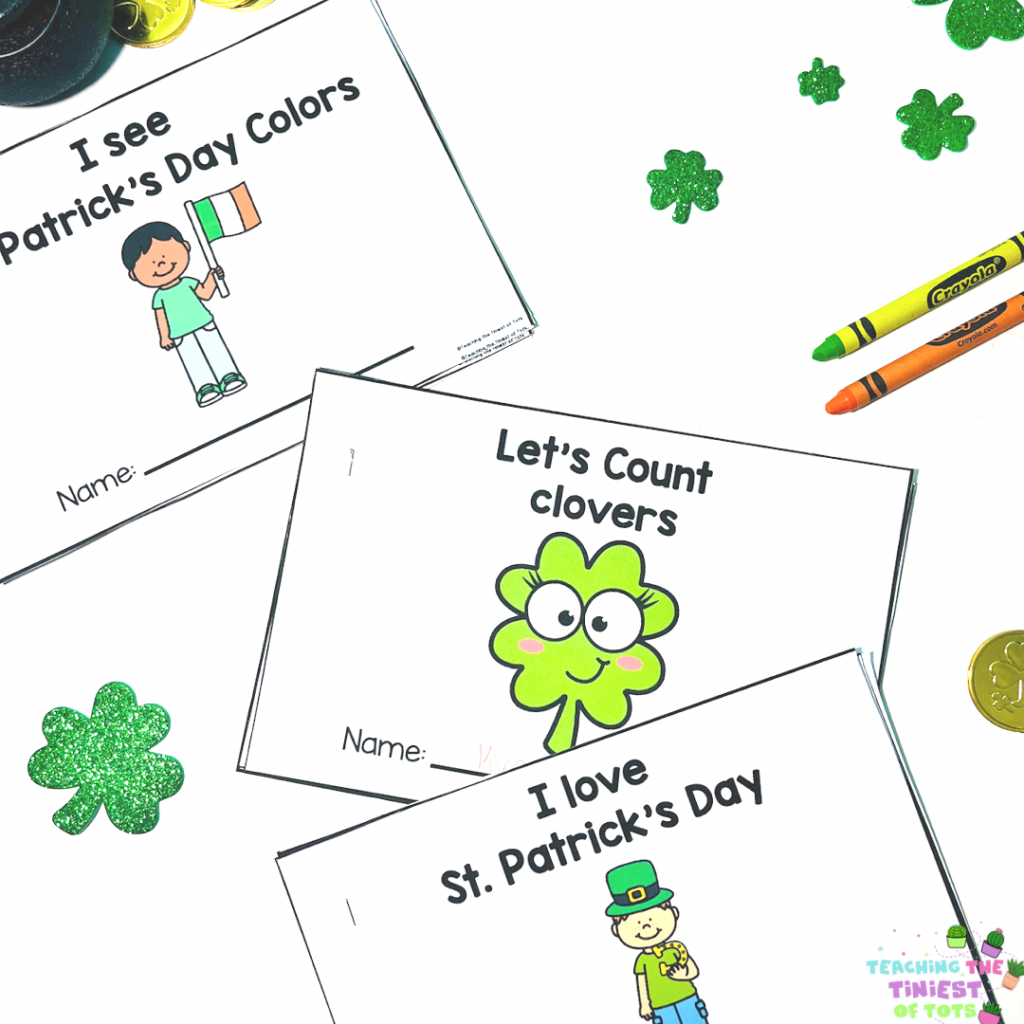 St. Patrick's Day Emergent Reader Sight Word Books |Kindergarten ...
