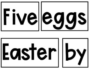 Five Little Easter Eggs {Pocket Chart Poem} | Made By Teachers