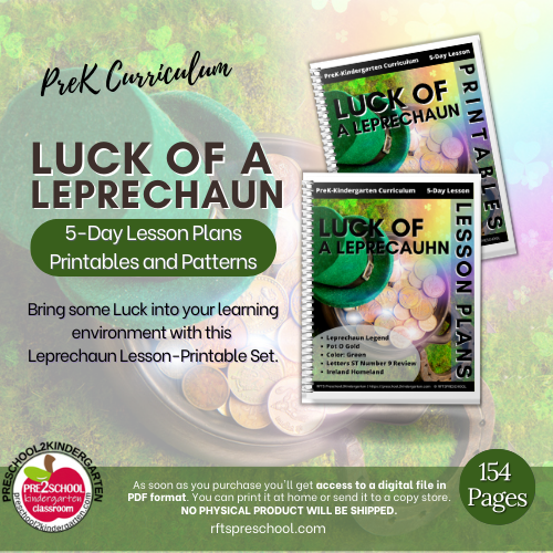 LEPRECHAUN LEGEND | LESSONS AND PRINTABLES | MATH LITERACY CRAFT ...