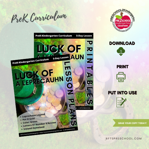 LEPRECHAUN LEGEND | LESSONS AND PRINTABLES | MATH LITERACY CRAFT ...