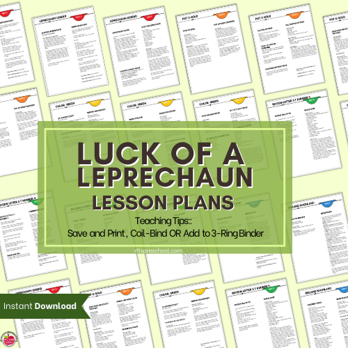 LEPRECHAUN LEGEND | LESSONS AND PRINTABLES | MATH LITERACY CRAFT ...