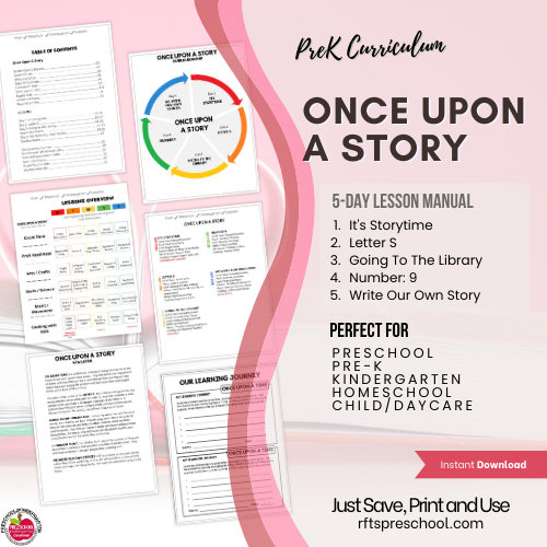 ONCE UPON A STORY | LESSONS AND PRINTABLES | MATH LITERACY CRAFT ...