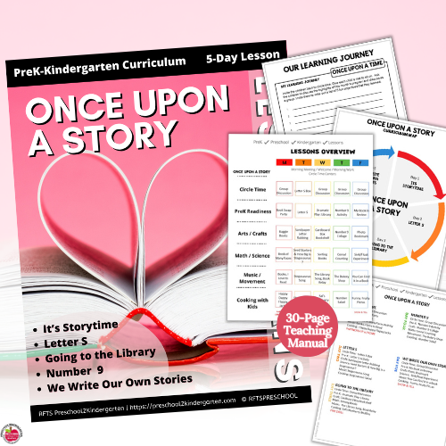 ONCE UPON A STORY | LESSONS AND PRINTABLES | MATH LITERACY CRAFT ...