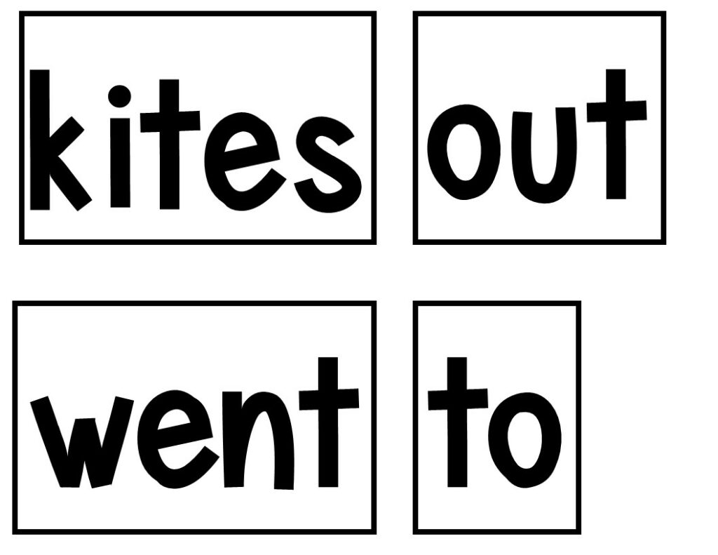 Five Little Kites {Pocket Chart Poem} | Made By Teachers