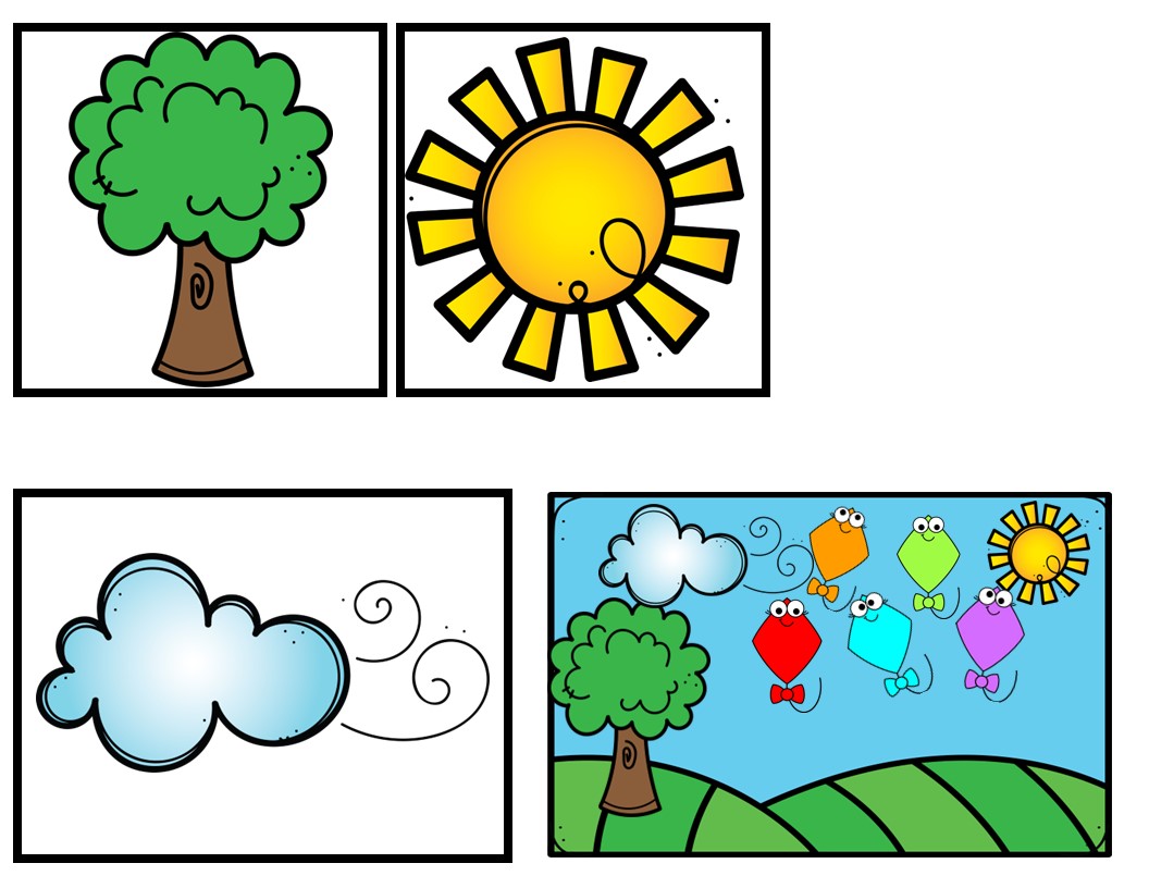 Five Little Kites {Pocket Chart Poem} | Made By Teachers