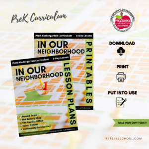 IN OUR NEIGHBOROOD | LESSONS AND PRINTABLES | MATH LITERACY CRAFT ...