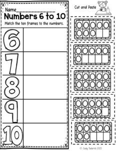 Number of the Day {Numbers 1 to 10 Worksheets} | Made By Teachers