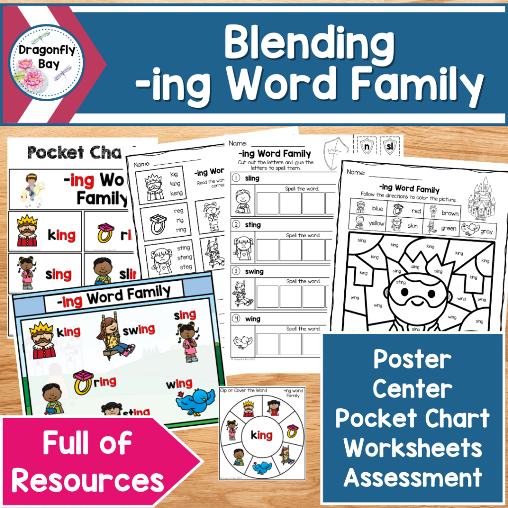 ing Blending Word Family Printable Resources | Made By Teachers