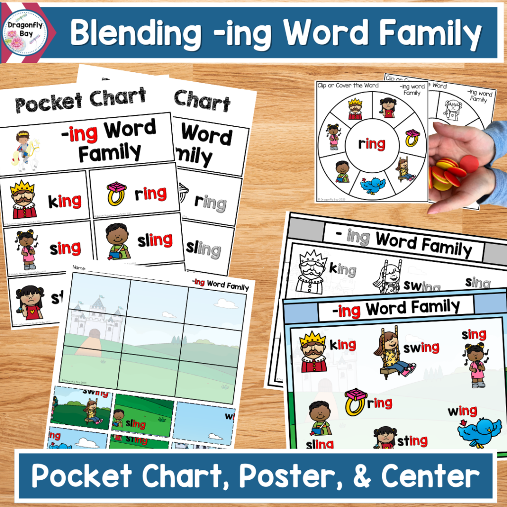 ing Blending Word Family Printable Resources | Made By Teachers