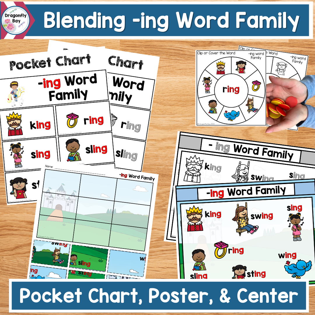 ing Blending Word Family Printable Resources | Made By Teachers