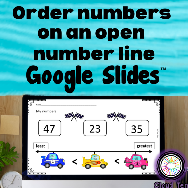 Order Numbers on a Number Line in Google Slides™ | Made By Teachers