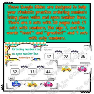 Order Numbers on a Number Line in Google Slides™ | Made By Teachers