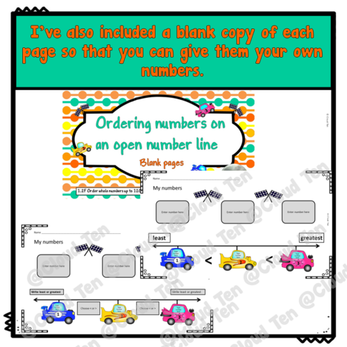 Order Numbers on a Number Line in Google Slides™ | Made By Teachers