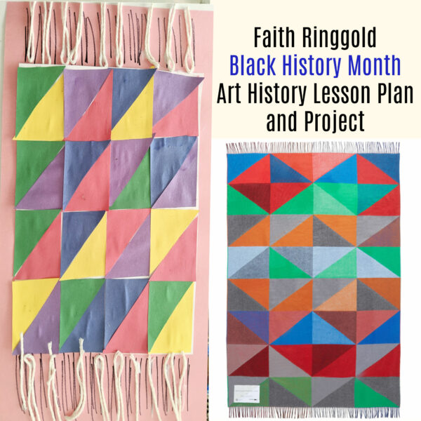 Black History Art Lesson Faith Ringgold Grade K-6 Painting Lesson ...