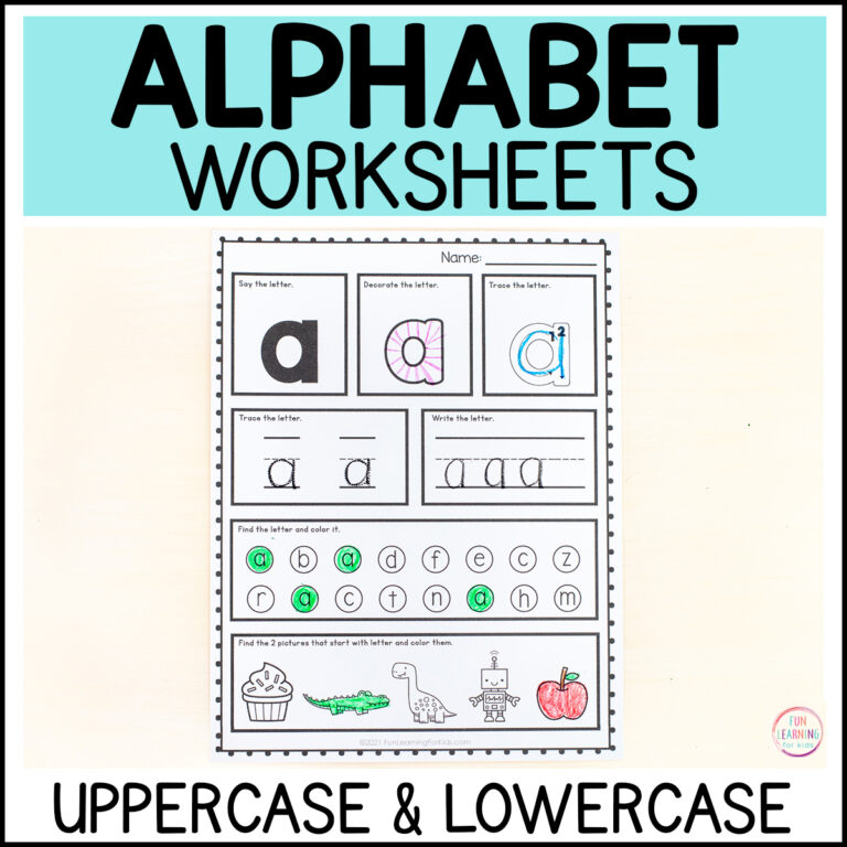 Alphabet Worksheets | Alphabet Practice Pages | Alphabet Letter ...