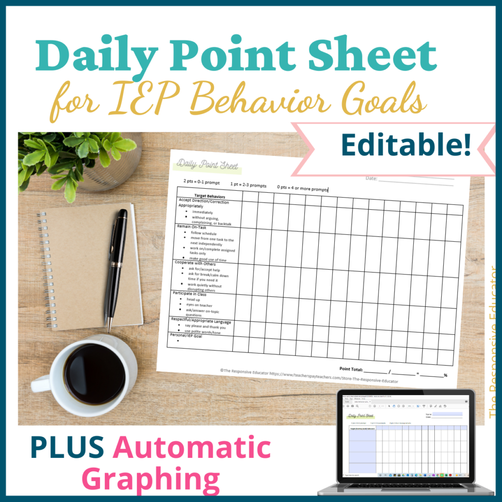 Point Sheet for Behavior- Football | Made By Teachers