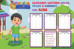 Alphabet Trace and Coloring | Made By Teachers
