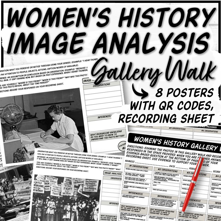 Women's History Gallery Walk | Made By Teachers