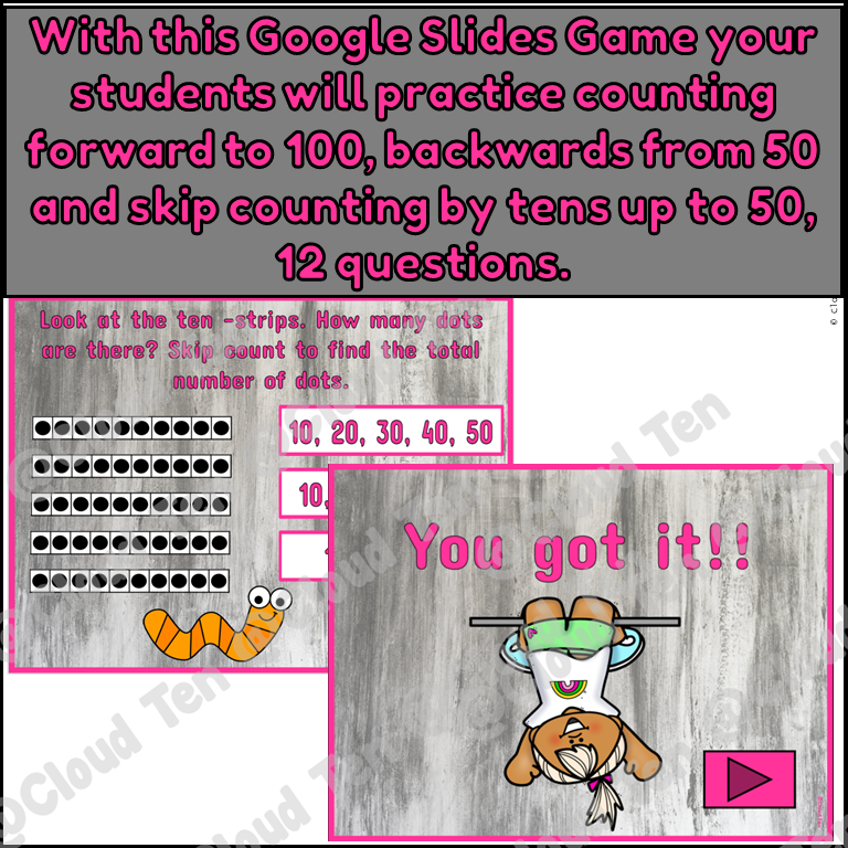 Recite Numbers and Skip Count - Google Slides™ & Forms™ | Made By Teachers