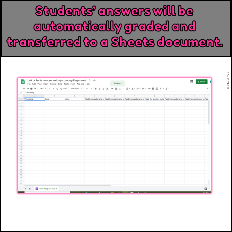 Recite Numbers and Skip Count - Google Slides™ & Forms™ | Made By Teachers