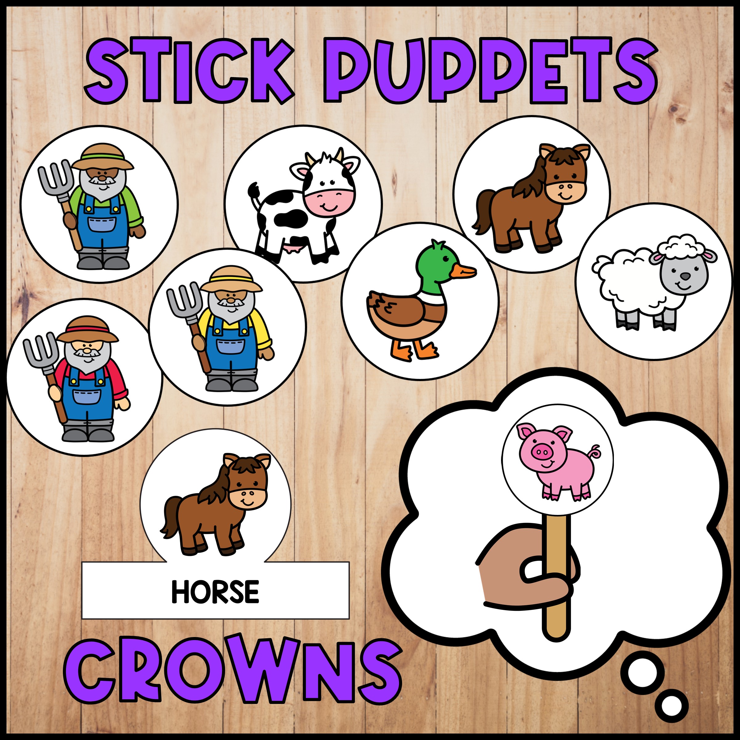 Old MacDonald Song and Activity Set | Book Flashcards Dramatic Play ...