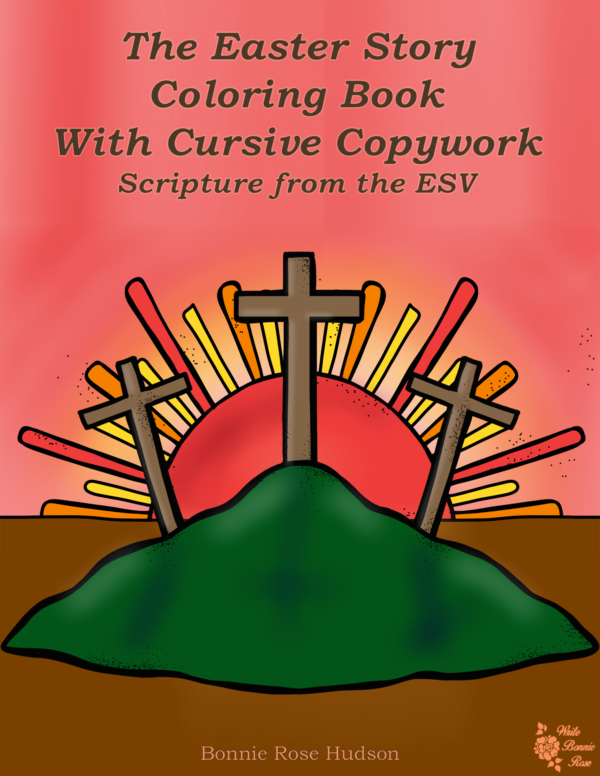 Easter Story Coloring Book with Cursive Copywork | Made By Teachers