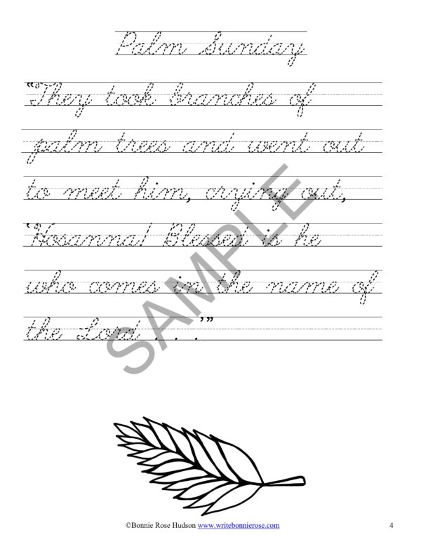 Easter Story Coloring Book with Cursive Copywork - Made By Teachers