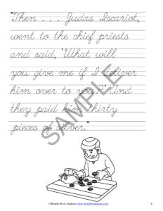 Easter Story Coloring Book with Cursive Copywork | Made By Teachers