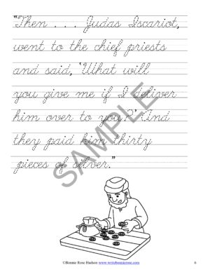 Easter Story Coloring Book with Cursive Copywork | Made By Teachers