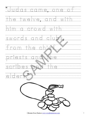 Easter Story Coloring Book with Print Copywork | Made By Teachers