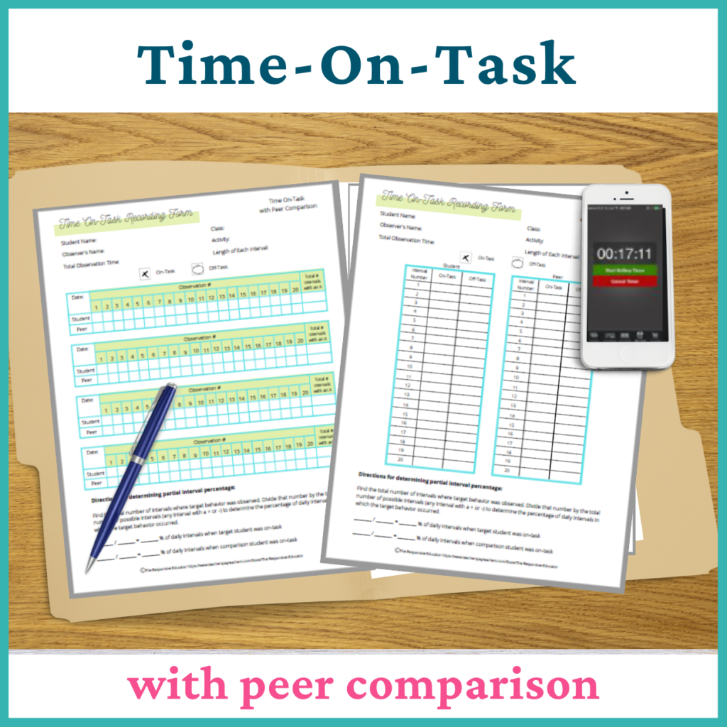 Behavior Observation Form (s) | Made By Teachers