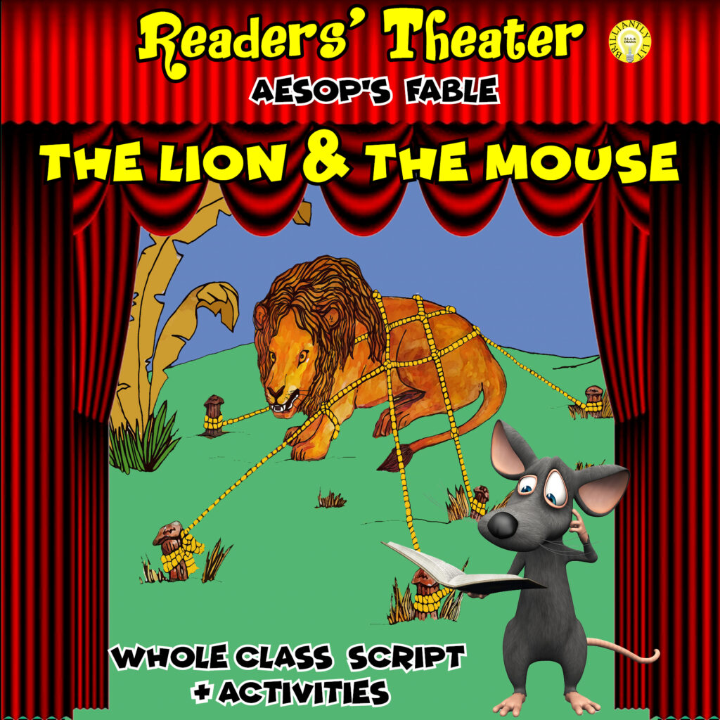 Aesop's Fable Readers Theater The Lion & the Mouse WHOLE CLASS SCRIPT ...